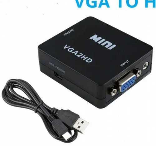 Адаптер - преобразователь VGA на hdmi