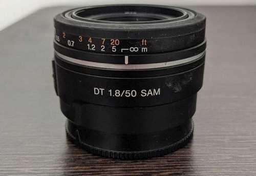 Объектив Sony DT 50mm 1.8 SAM