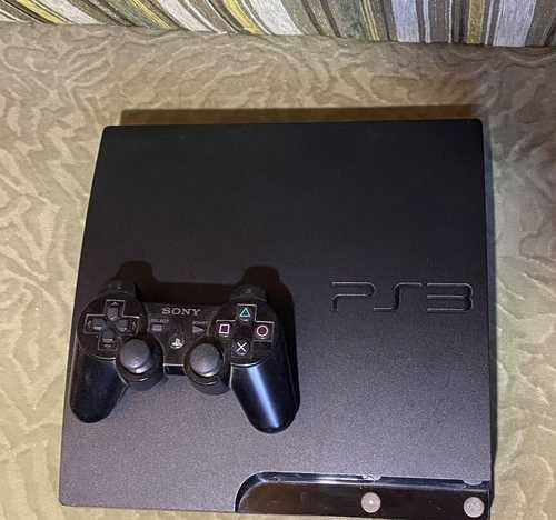 PlayStation 3 slim 256gb   2 геймпада