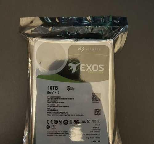 10 тб Seagate Exos ST10000NM0046