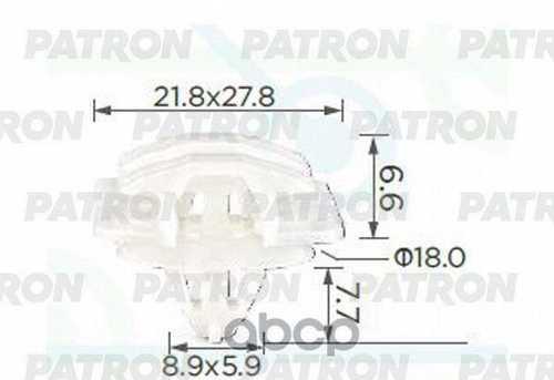 Клипса пластмассовая Renault применяемость: кре