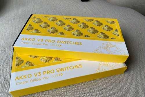 Свитчи Akko V3 Cream Yellow PRO
