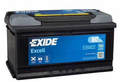 Аккумулятор Exide Excell 80R EB802 обр. пол. 80 Ач
