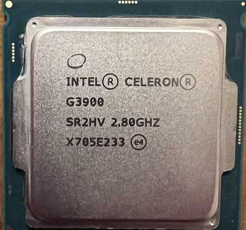 Процессор Intel Celeron G3900