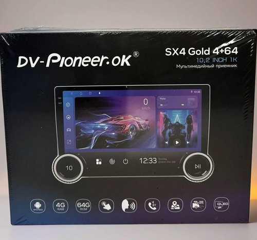 Мощная андроид магнитола с крутилками Pioneer SX4