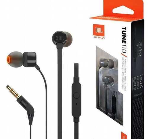 Наушники JBL tune 110 3,5 мм, Белый