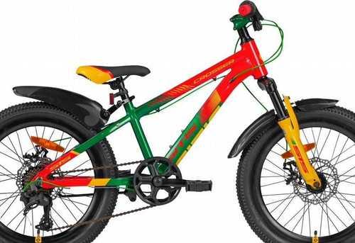 Велосипед sitis crosser SCR20MD 20" (2024) Red-Gre