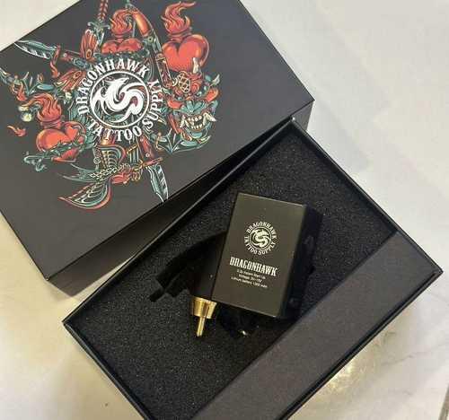 Беспроводной блок dragonhawk для татуажа