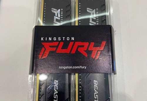 Оперативная память Kingston Fury beast black 32x4