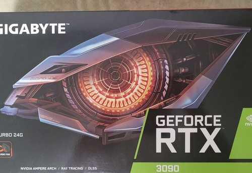 Видеокарта gigabyte GeForce RTX 3090 turbo 24 GB
