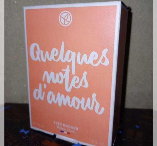 Quelques notes d amour Yves Rocher