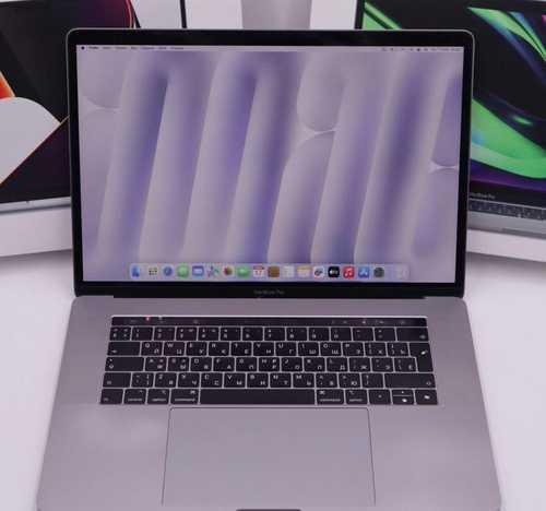 MacBook Pro 15 (2018), 512 ГБ, Core i7, 2.6 ГГц, RAM 16 ГБ, AMD Radeon Pro 560X 4 ГБ