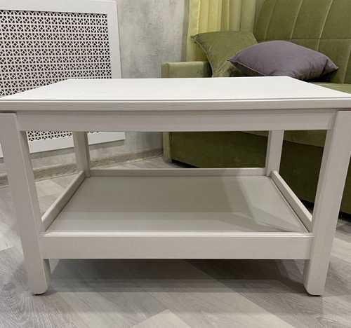 Журнальный стол, белый, IKEA (havsta) 75x60 см