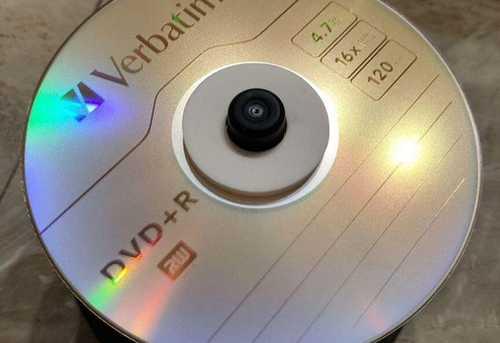Диски DVD+R (4,7 Гб, 16х) Verbatim