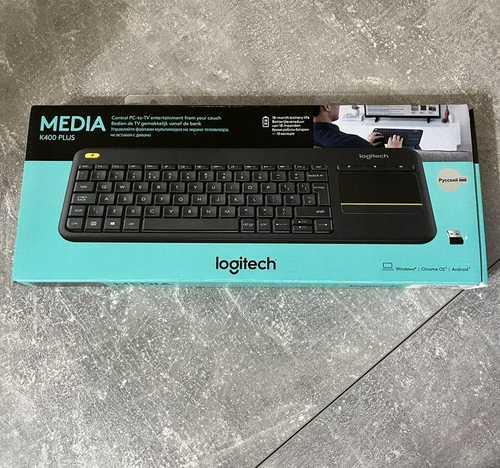 Клавиатура беспроводная logitech k400 plus