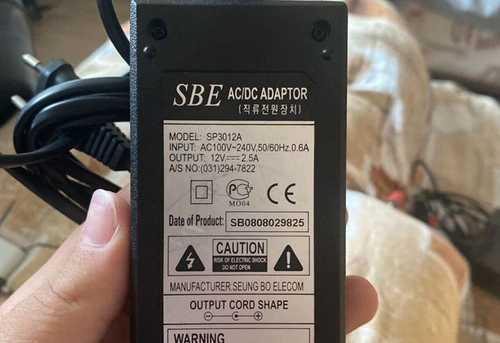 Блок питания адаптер SBE SP-3012а