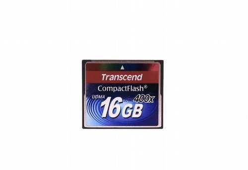 Карта памяти CF Transcend 16gb (compact flash) б/у