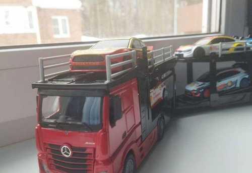 Модель автовоз 1/43 Mercedes Actros и модели shell