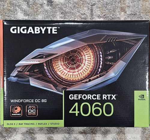 Видеокарта Gigabyte RTX4060 Windforce OC 8Gb