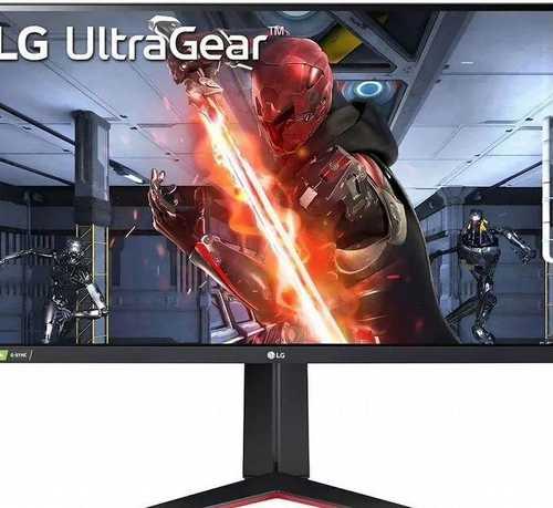 Монитор LG UltraGear 27GN650-B черный/красный