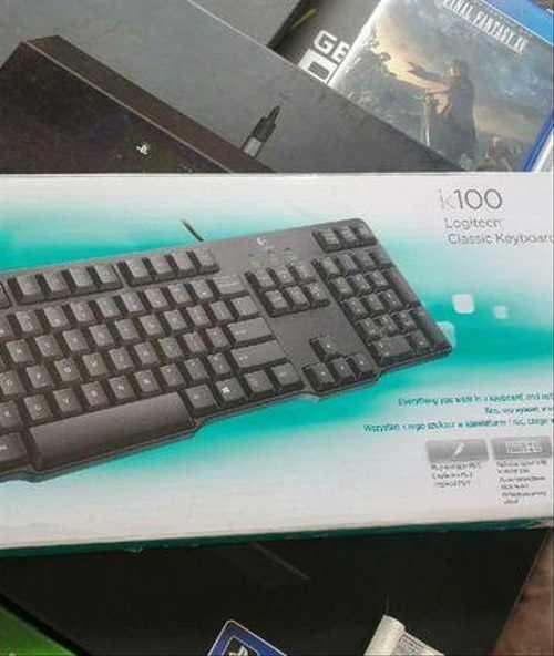 Клавиатура logitech k100 PS/2