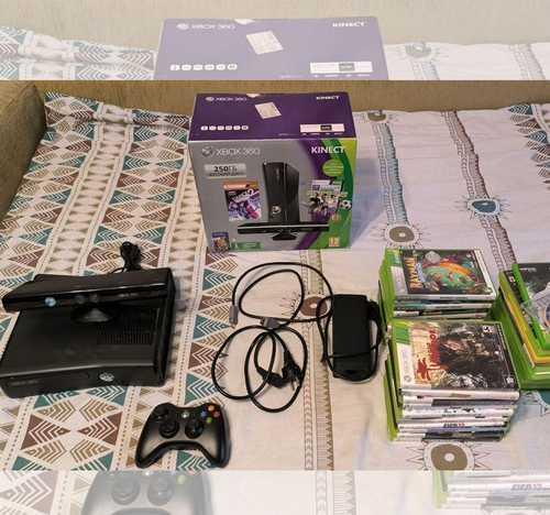 Приставка xbox 360 с играми