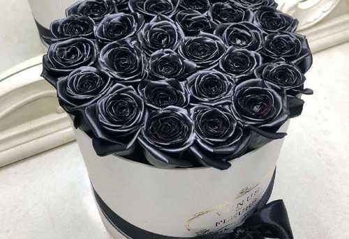 Букет атласных роз