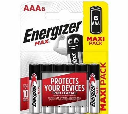 Батарейки Energizer MAX E92/AAA 6шт #345987