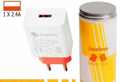 Зарядное устройство ZeepDeep EnergyPlug 1 USB X 2