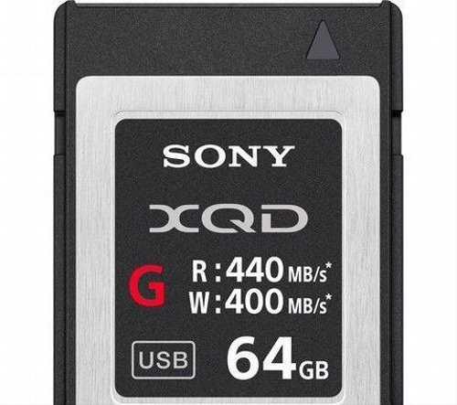 Карта памяти комиссионная Sony XQD 64GB QD-G64E