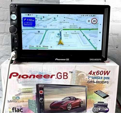 Магнитола 1din Pioneer с Сенсорным экраном