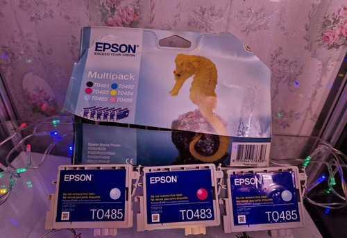 Использованные картриджи Epson