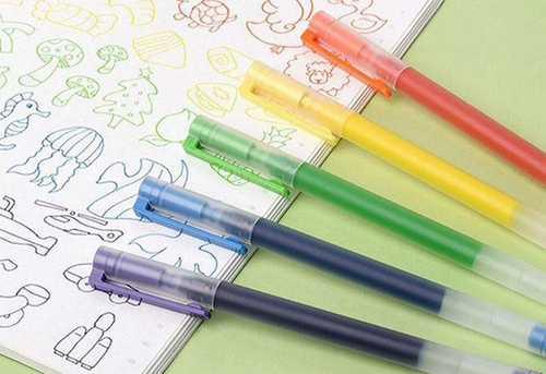 Набор цветных ручек Xiaomi Mi Jumbo Gel Ink Pen 5ш