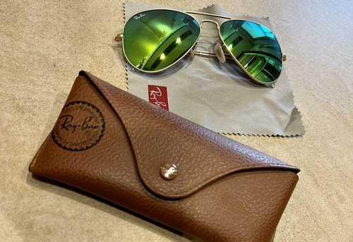 Очки ray ban aviator зеркальные оригинал