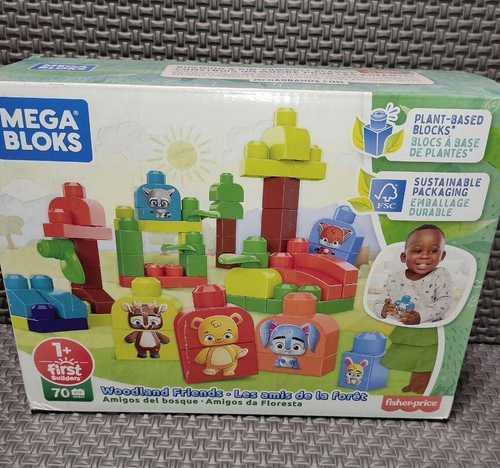 Новый друзья Fisher-Price Mattel Mega Bloks 70 шт