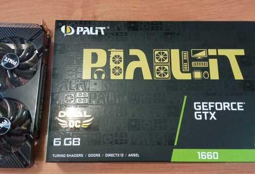 Видеокарта GeForce GTX 1660 Dual OC 6gb