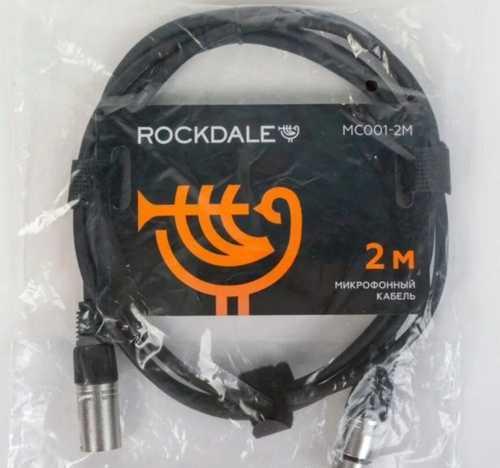 XLR кабель для микрофона rockdale MC001-2M