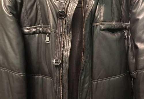 Кожаная куртка мужская Pierre Cardin