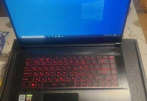 Игровой ноутбук msi rtx 3060 gf65