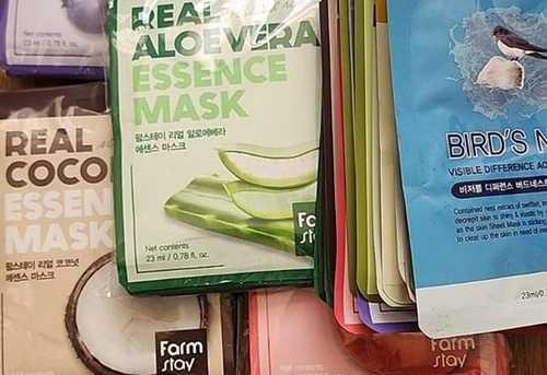 Набор тканевых масок real avocado essence mask