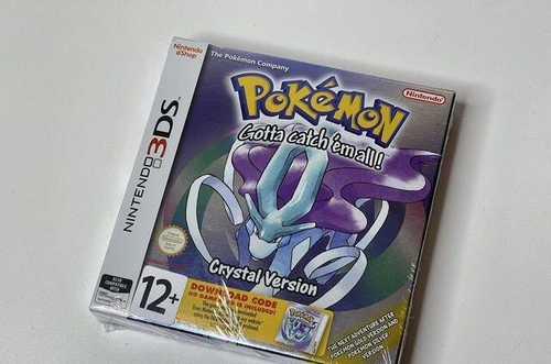 Pokemon Crystal Version (код в коробке, 2DS/3DS)