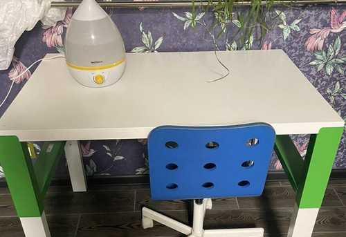 Стол растущий + стул IKEA