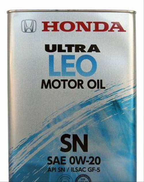 Honda Ultra LEO 0W20 SN/GF-5 4 литра