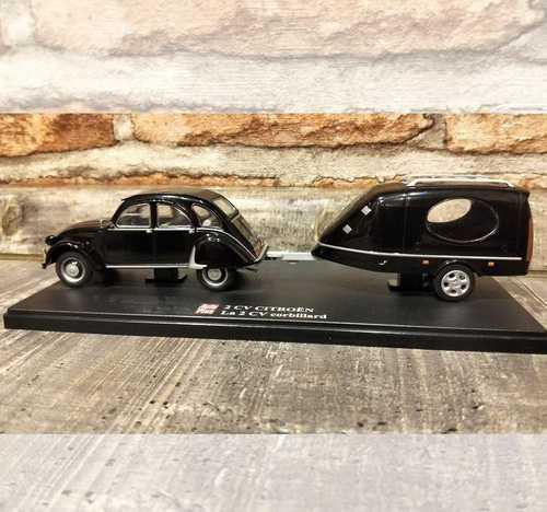 Citroen 2CV С прицепом "катафалк" 1:43