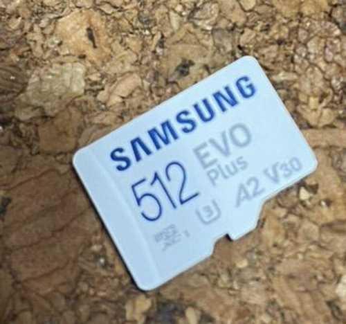 Карта памяти microsd Samsung EVO 512 gb