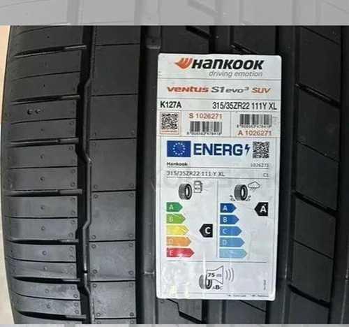 Hankook Ventus S1 Evo3 SUV K127A 285/40 R22 и 315/35 R22