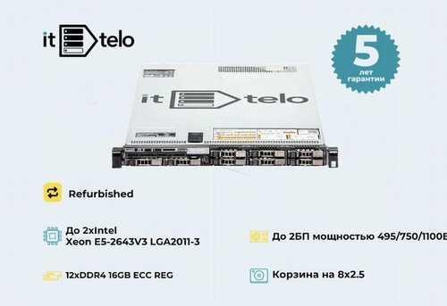 Сервер dell PowerEdge R630 на 30-50 пользователей