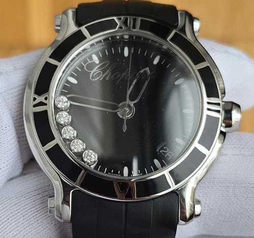 Часы Chopard Happy Sport Black Оригинал