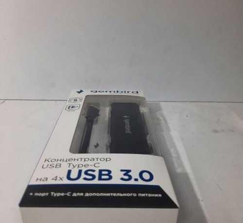 Концентратор USB 3.0 Gembird UHB-C424 4 порта каб