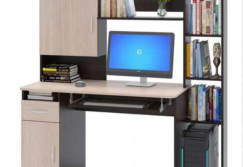 Компьютерный стол с ящиками и полками